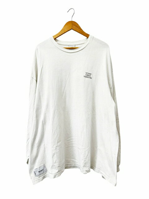 【中古】ダブルタップス WTAPS SNEAK URBAN TERRITORY L/S Tee スニーク アーバン テリトリー 長袖 Tシャツ 4 ホワイト ブランド古着ベクトル 中古 260709 メンズブランドダブルタップス WTAPS...