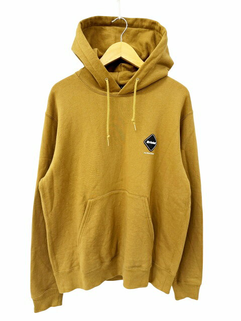 【中古】エフシーレアルブリストル F.C.Real Bristol FCRB 20AW LOGO PULLOVER SWEAT HOODIE ロゴ スウェット フーディ パーカー FCRB-210020 M カーキ ブランド古着ベクトル 中...