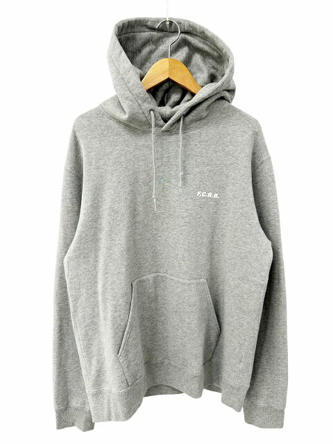 【中古】エフシーレアルブリストル F.C.Real Bristol FCRB 19AW TAGGING PULLOVER SWEAT HOODIE ロゴ プリント フーディ パーカー FCRB-192068 L グレー ブランド古着ベクトル...