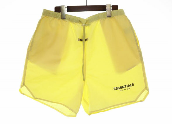 【中古】エフオージー エッセンシャルズ FOG ESSENTIALS VOLLEY SHORTS YELLOW M ボレー ショーツ ショート ハーフ パンツ ナイロン イエロー 黄 【ブランド古着ベクトル】☆AA★260331 メンズ 【...