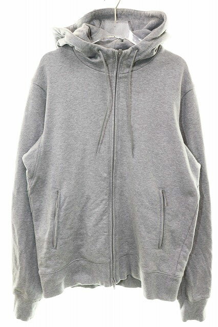 【中古】ワイスリー Y-3 CLASSIC BACK LOGO FULL-ZIP HOODIE M HB6312 クラシック バックロゴ フルジップ フーディー パーカー グレー 【ブランド古着ベクトル】●260325 メンズ 【ベクトル ...