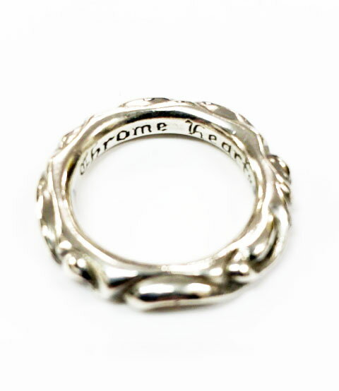 【中古】クロムハーツ CHROME HEARTS SCRL BAND 18号 スクロール バンド リング シルバー 指輪 【ブランド古着ベクトル】☆AA★ ▲ 260502 メンズ 【ベクトル 古着】 260502ブランドクロムハーツ CH...