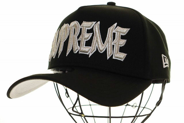 【中古】シュプリーム SUPREME 25AW SHARP SPELLOUT ADJUSTABLE BLACK シャープ スペルアウト アジャスタブル ニューエラ キャップ 帽子 ブラック 【ブランド古着ベクトル】☆AA★▲■260627 ...