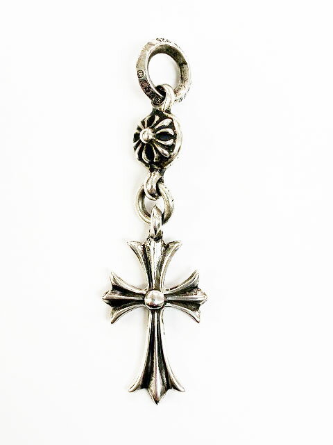 【中古】クロムハーツ CHROME HEARTS 1B TNY CH CRS 1ボール タイニー CH クロス チャーム シルバー ネックレス ペンダント トップ インボイス原本 【ブランド古着ベクトル】☆AA★ ▲■ 260628 メンズ...