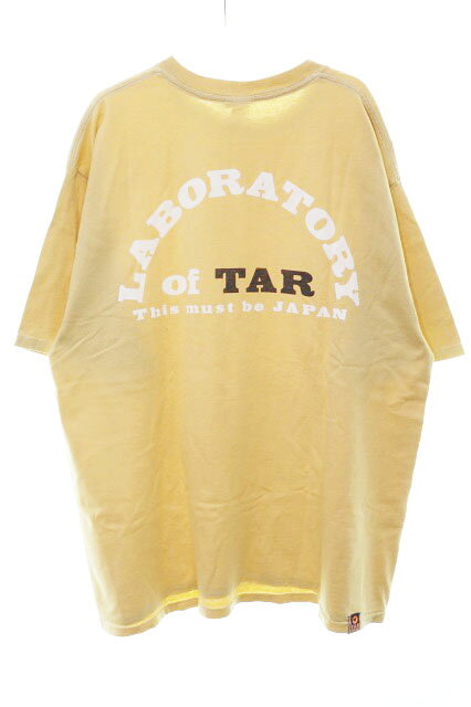 【中古】TAR COMMUNICATIONS ANVIL SOUVENIR TEE BEIGE XLサイズ 半袖 両面 プリント Tシャツ ベージュ 【ブランド古着ベクトル】●260713 メンズ 【ベクトル 古着】 260713表記サイズ...
