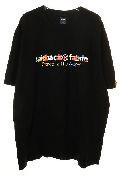 【中古】アップルバム APPLEBUM × RAIDBACK FABRIC LOGO T-SHIRT BLACK XXL レイドバック ファブリック ロゴ Tシャツ 半袖 ブラック【ブランド古着ベクトル】●260804 メンズ 【ベクトル ...