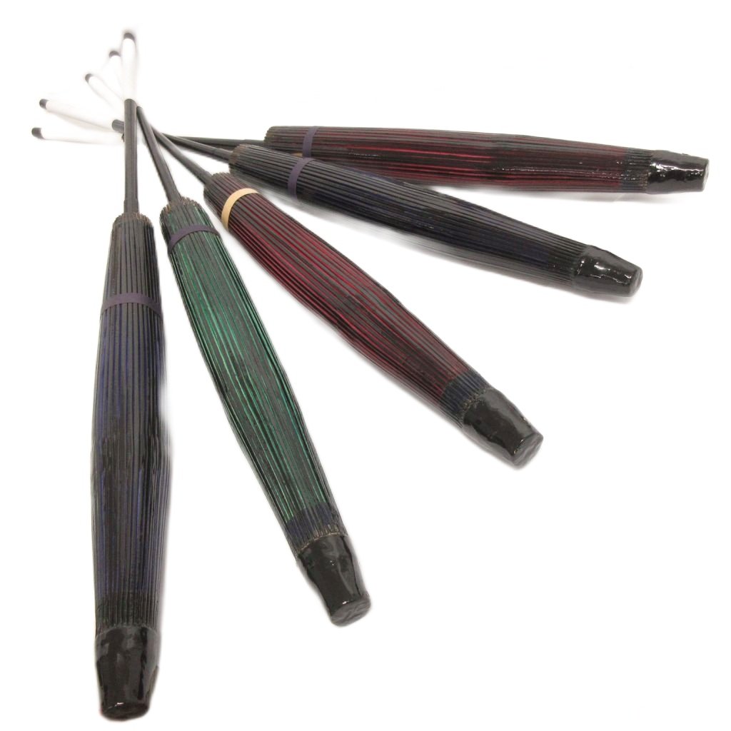 【中古】和傘 蛇目傘 番傘 舞踊傘 5本 セット ピンク 紫 緑 グリーン ■GY13 その他 【ベクトル 古着】 260702表記サイズサイズ表記なし（実寸サイズをご参考ください。）実寸サイズ親骨の長さ：約38cm　全長82cm　素材-色...