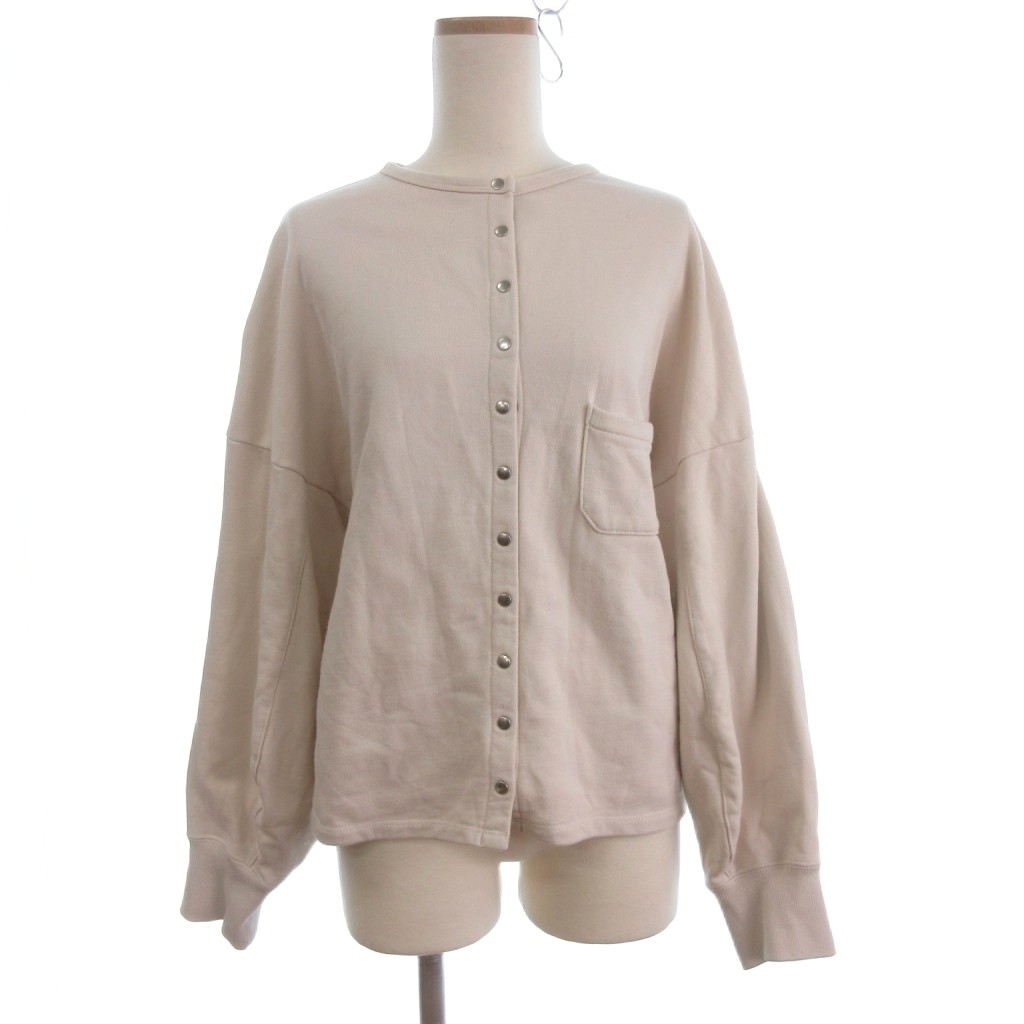 【中古】スピック&スパン Spick&Span U by カーディガン 長袖 コットン ベージュ F レディース 【ベクトル 古着】 260311ブランドスピック&スパン Spick&Span表記サイズF実寸サイズ身幅：57cm　着丈：57...