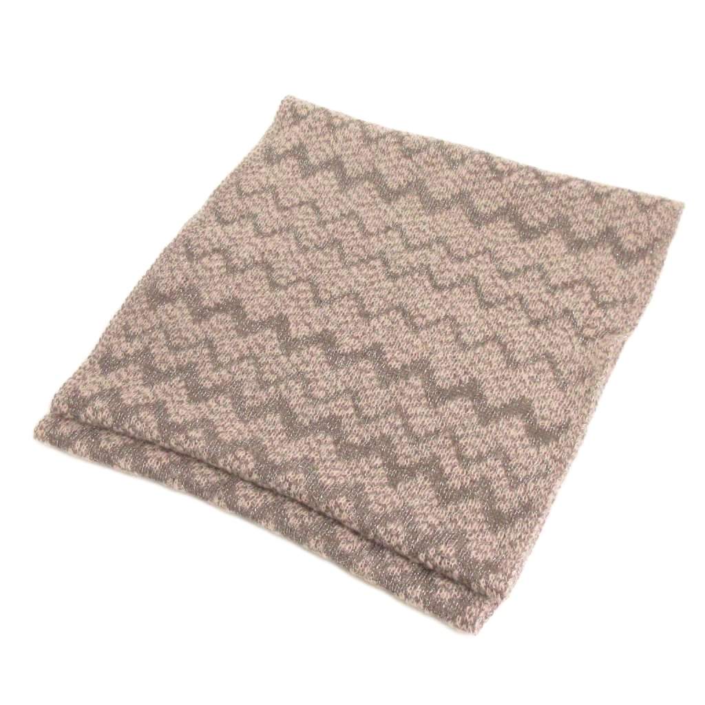 【中古】未使用品 ミッソーニ MISSONI タグ付き スヌード マフラー 総柄 グレー F レディース 【ベクトル 古着】 260415ブランドミッソーニ MISSONI表記サイズF実寸サイズ全長（フリンジ含まず）：72cm　幅：36.5...