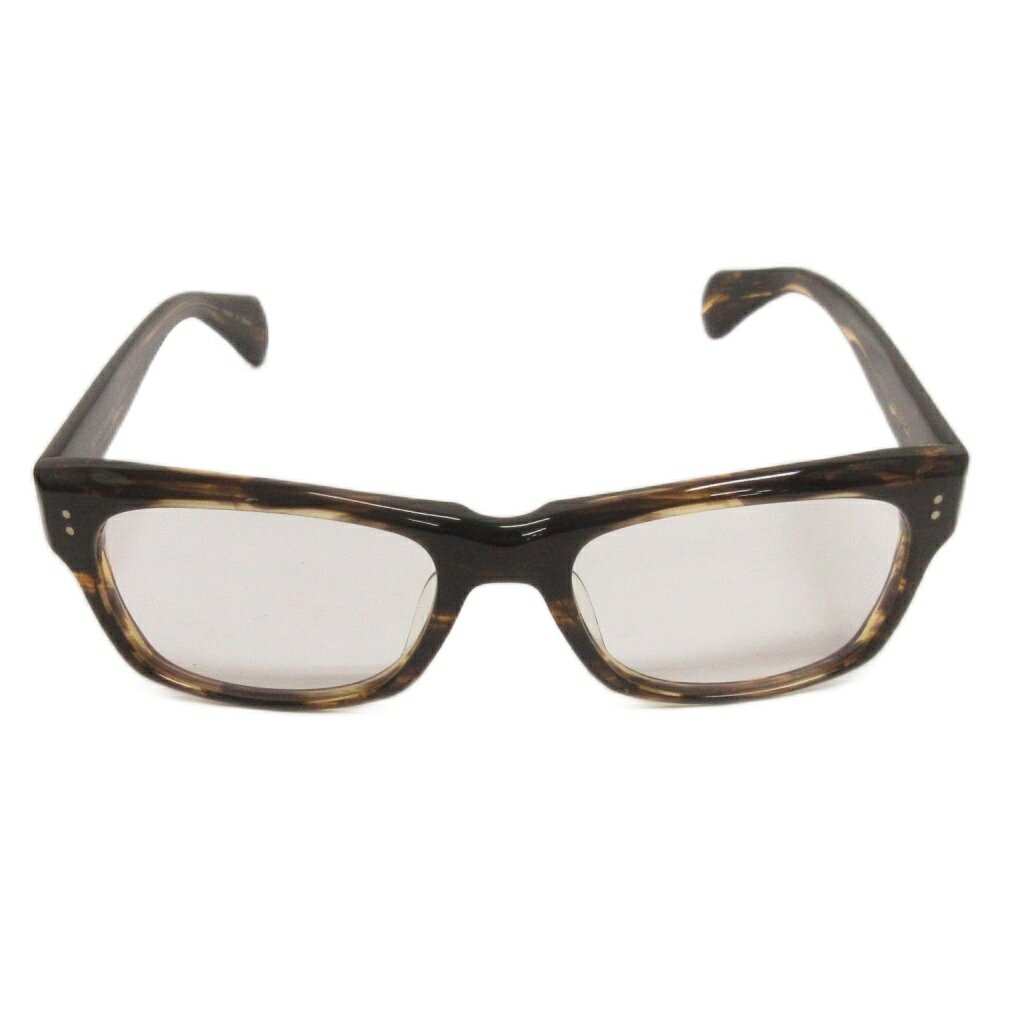 【中古】オリバーピープルズ OLIVER PEOPLES 美品 BUDDIE サングラス 伊達メガネ ウェリントン 茶 ブラウン 53□21-140 アイウェア メンズ 【ベクトル 古着】 260629ブランドオリバーピープルズ OLIVE...