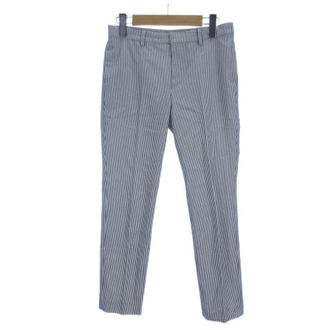 【中古】B&Y ユナイテッドアローズ BEAUTY&YOUTH ビューティー&ユース ストライプ パンツ コットン ストレッチ S ネイビー ■TC レディース 【ベクトル 古着】 260128ブランドB&Y ユナイテッドアローズ BEAU...
