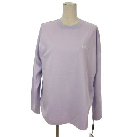【中古】未使用品 ダブルスタンダードクロージング ダブスタ DOUBLE STANDARD CLOTHING ESSENTIAL 25AW ハイゲージ バック ナンバー ロン Tシャツ F パープル 2508-010-261 レディース 【...