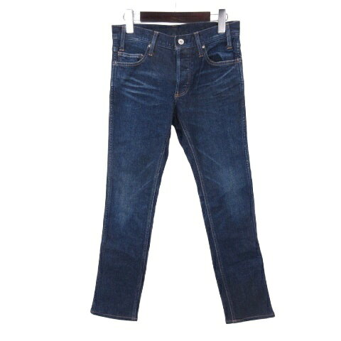 【中古】5351プールオム 5351 POUR LES HOMMES デニム パンツ ボタンフライ ストレッチ 0 インディゴ ■GY74 メンズ 【ベクトル 古着】 260420ブランド5351プールオム 5351 POUR LES HO...