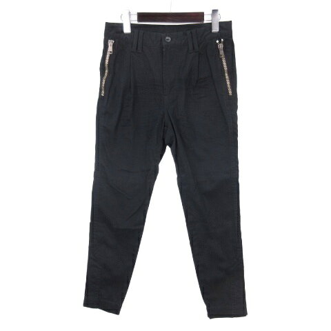 【中古】5351プールオム 5351 POUR LES HOMMES ジップポケット パンツ ストレッチ 1 ブラック ■GY74 メンズ 【ベクトル 古着】 260421ブランド5351プールオム 5351 POUR LES HOMMES...