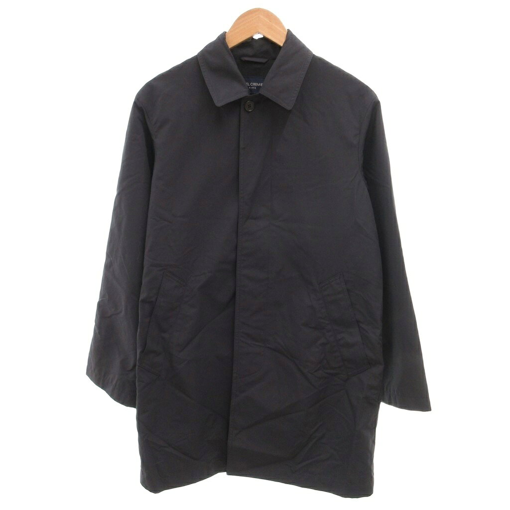 【中古】DANIEL CREMIEUX ステンカラーコート S 紺 ネイビー ミドルハーフ丈 /NL ■GY74 メンズ 【ベクトル 古着】 260512表記サイズS実寸サイズ肩幅：46cm　身幅：53cm　着丈：80cm　袖丈：57cm　...
