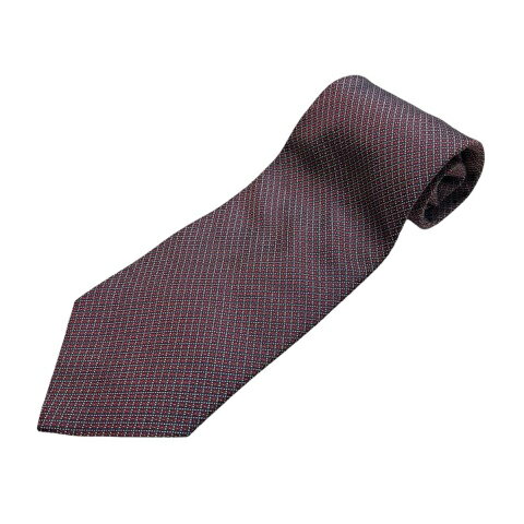 【中古】ブルックスブラザーズ BROOKS BROTHERS ネクタイ ワイドタイ 総柄 絹 シルク 光沢 赤 レッド 紺 ネイビー シルバー マルチカラー メンズ 【ベクトル 古着】 260130ブランドブルックスブラザーズ BROOKS...