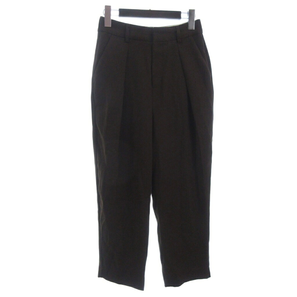 【中古】アーバンリサーチ ドアーズ URBAN RESEARCH DOORS インタック テーパード トラウザー スラックス パンツ ブラウン 36 ■GY56 レディース 【ベクトル 古着】 260214ブランドアーバンリサーチ ドアーズ...