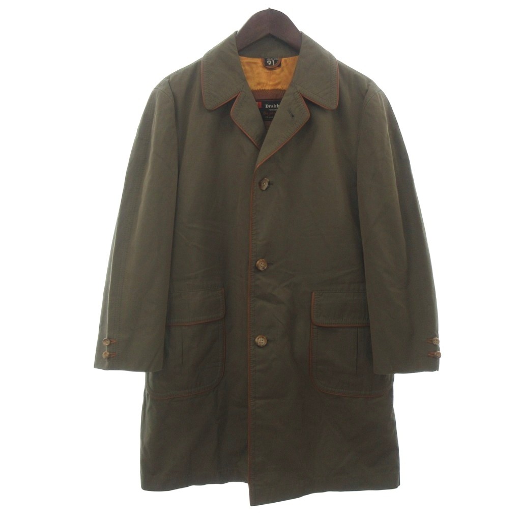 【中古】ヴィンテージ VINTAGE Drakkar コート ジャケット コットン ベルギー製 カーキ 91cm ■ECB004 メンズ 【ベクトル 古着】 260512ブランドヴィンテージ VINTAGE表記サイズ91cm実寸サイズ肩幅：...