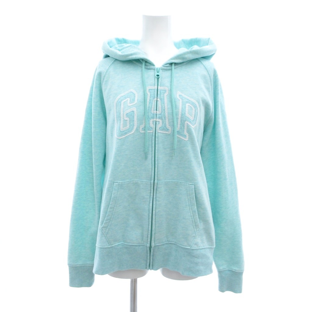 【中古】ギャップ GAP パーカー L 水色 長袖 ロゴ ジップアップ /NL ■ECB004 レディース 【ベクトル 古着】 260507ブランドギャップ GAP表記サイズL実寸サイズ身幅：53cm　着丈：64cm　ゆき丈：80cm　　素...