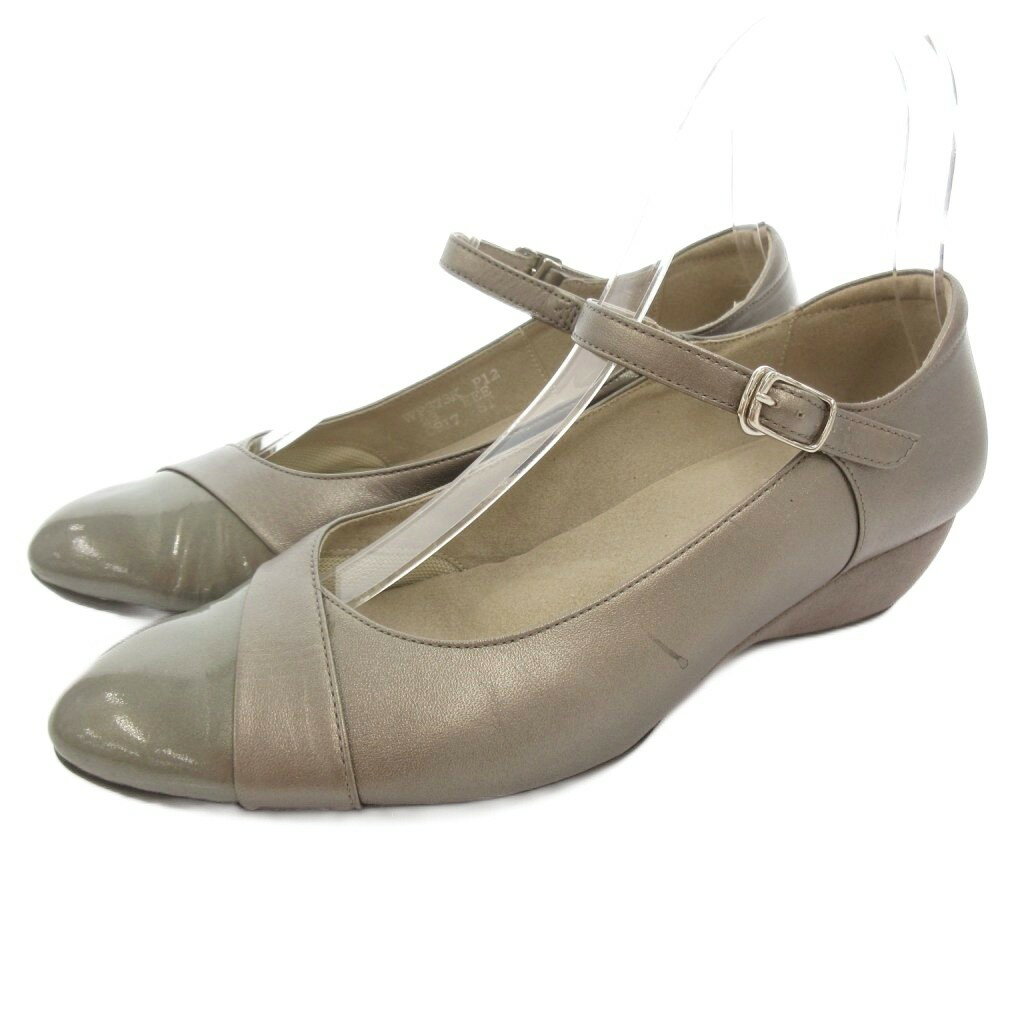 【中古】アシックス asics Pedala ペダラ パンプス シューズ 23cm グレージュ ウェッジソール /NL ■NK レディース 【ベクトル 古着】 260616ブランドアシックス asics表記サイズ23cm実寸サイズヒールの高...
