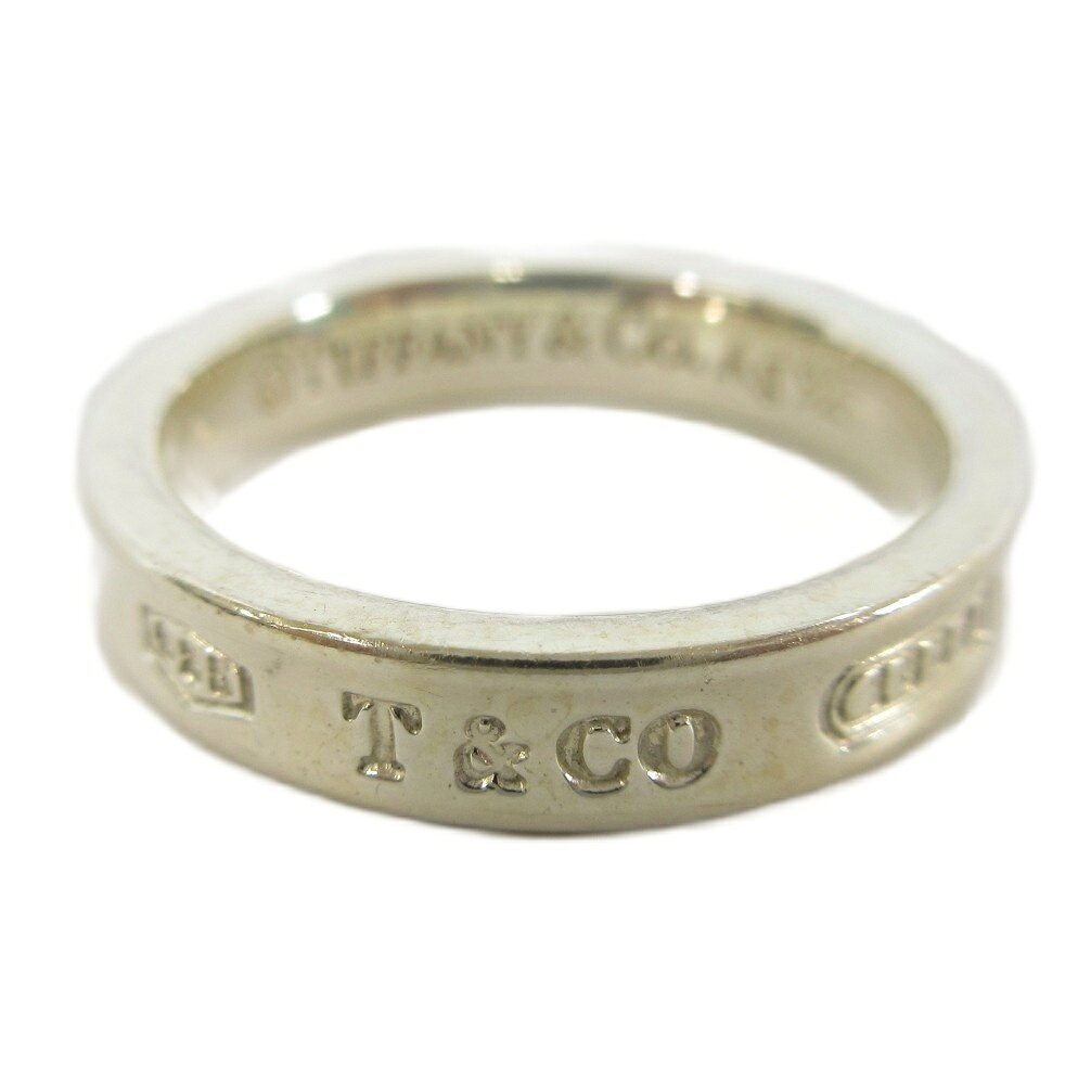【中古】ティファニー TIFFANY & CO. T&CO 1837 ナローリング 指輪 アクセサリー Ag925 15号 総重量4.6g シルバーカラー ☆AA★ メンズ レディース 【ベクトル 古着】 260729ブランドティファニー ...