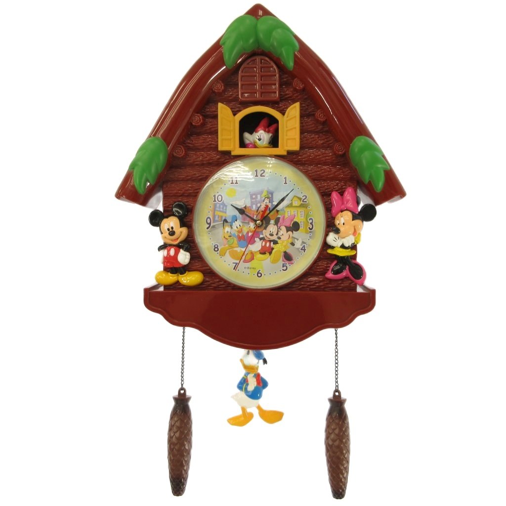 【中古】未使用品 ディズニー Disney ウォールクロック 壁掛け時計 アナログ 振り子付き ミッキーマウス マルチカラー その他 【ベクトル 古着】 260806ブランドディズニー Disney実寸サイズ本体部分 約41cm　色マルチカ...