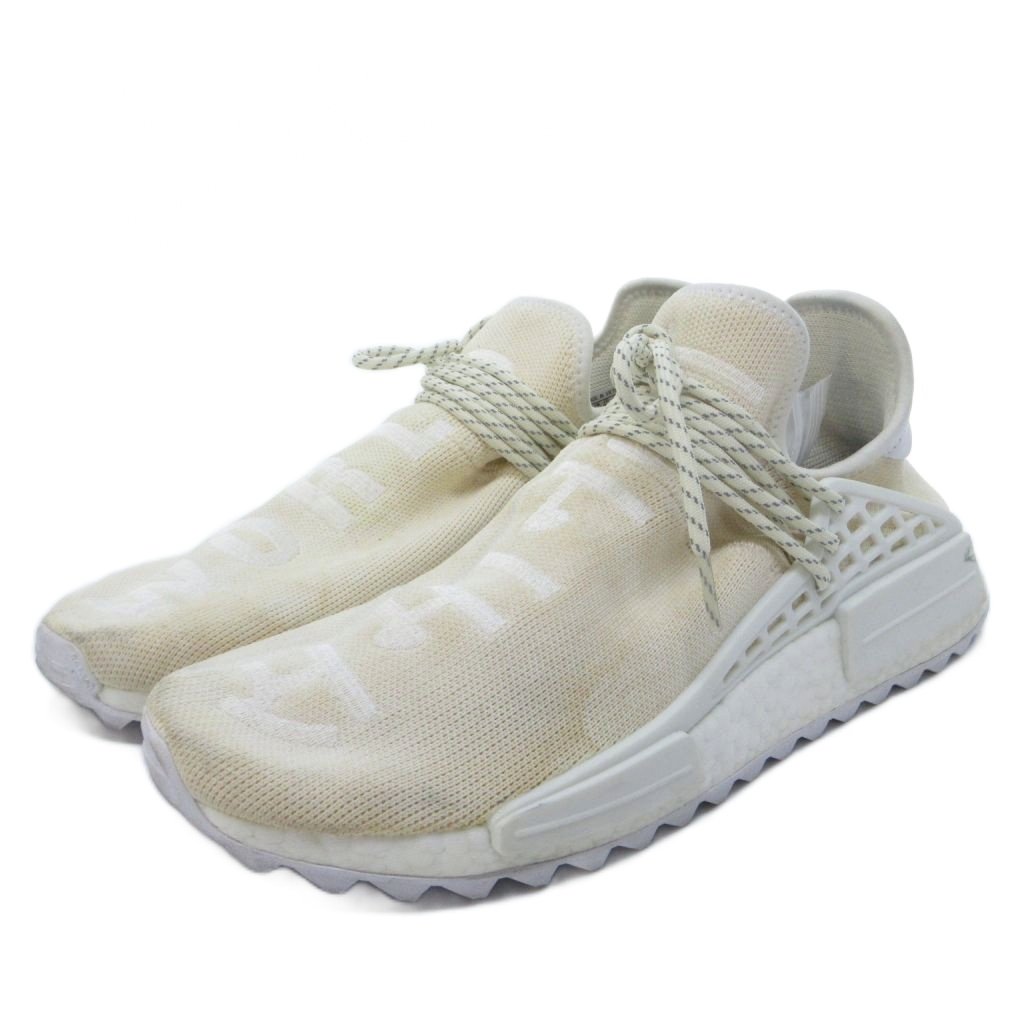 【中古】アディダス adidas PHARRELL WILLIAMS NMD HUMANRACE ブーストミッドソール ニット ベージュ JP28 /HW IBO95 メンズ 【ベクトル 古着】 260507ブランドアディダス adidas...