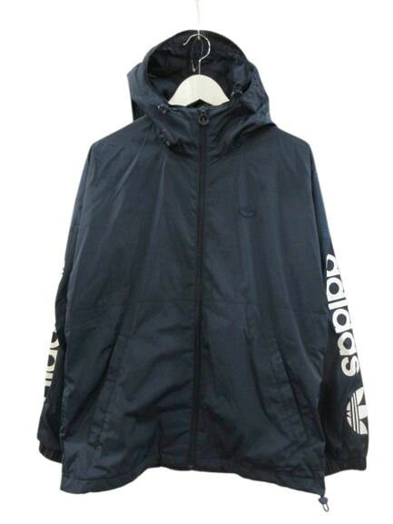 【中古】アディダス adidas ブロックシェルウィンドブレーカージャケット 長袖 ネイビー 紺 S 上着 アウター メンズ 【ベクトル 古着】 260120ブランドアディダス adidas表記サイズS実寸サイズ肩幅：75cm　身幅：54....