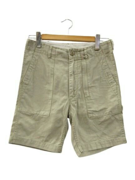 【中古】エンジニアードガーメンツ Engineered Garments ファティーグショーツ ベイカー ハーフパンツ ショート ベージュ XS 綿 コットン ボトムス メンズ 【ベクトル 古着】 260310ブランドエンジニアードガーメン...