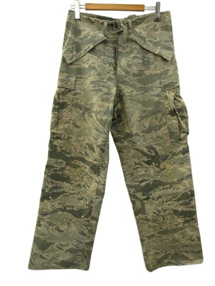 【中古】U.S.AF APECS デジタルタイガーカモ ゴアテックス GORE-TEX オーバーパンツ S-R メンズ 【ベクトル 古着】 260314表記サイズSMALL-REGULAR 実寸サイズウエスト：82cm　もも幅：35cm　裾...