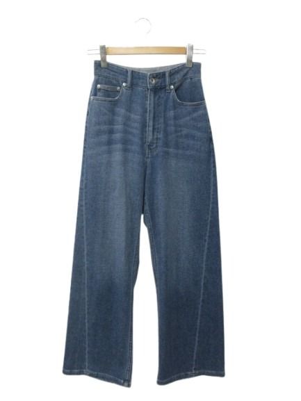 【中古】アーバンリサーチ URBAN RESEARCH 綿麻デニムワイドストレートパンツ 36 ジーンズ インディゴブルー ボトムス レディース 【ベクトル 古着】 260324ブランドアーバンリサーチ URBAN RESEARCH表記サイ...