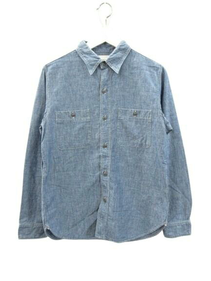 【中古】フルカウント FULLCOUNT シャンブレーシャツ 長袖シャツ マチ付き ブルー 38 メンズ 【ベクトル 古着】 260629ブランドフルカウント FULLCOUNT表記サイズ38実寸サイズ肩幅：41.5cm　身幅：50cm　着...