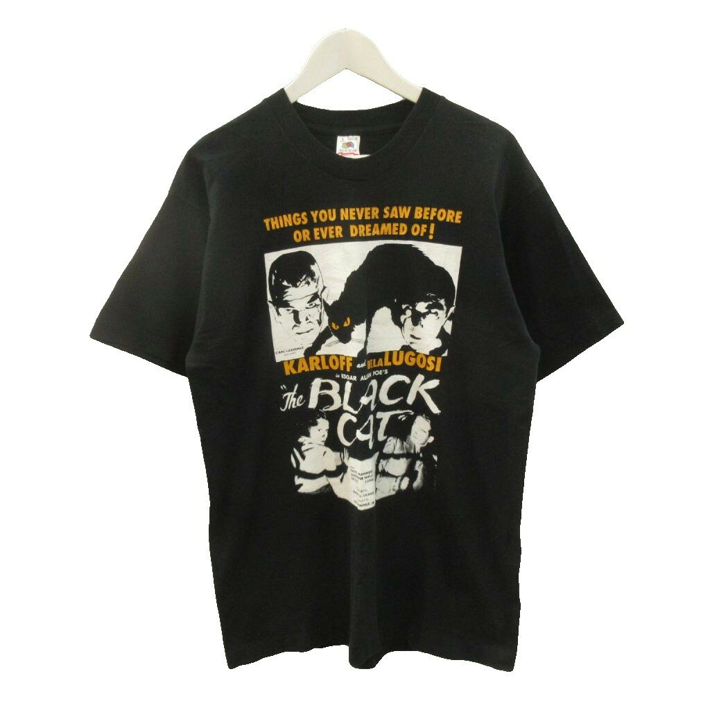【中古】ヴィンテージ VINTAGE 90s The Black Cat ブラックキャット 黒猫 ムービー Tシャツ L ホラー映画 USA製 メンズ 【ベクトル 古着】 260910ブランドヴィンテージ VINTAGE表記サイズL実寸サイ...