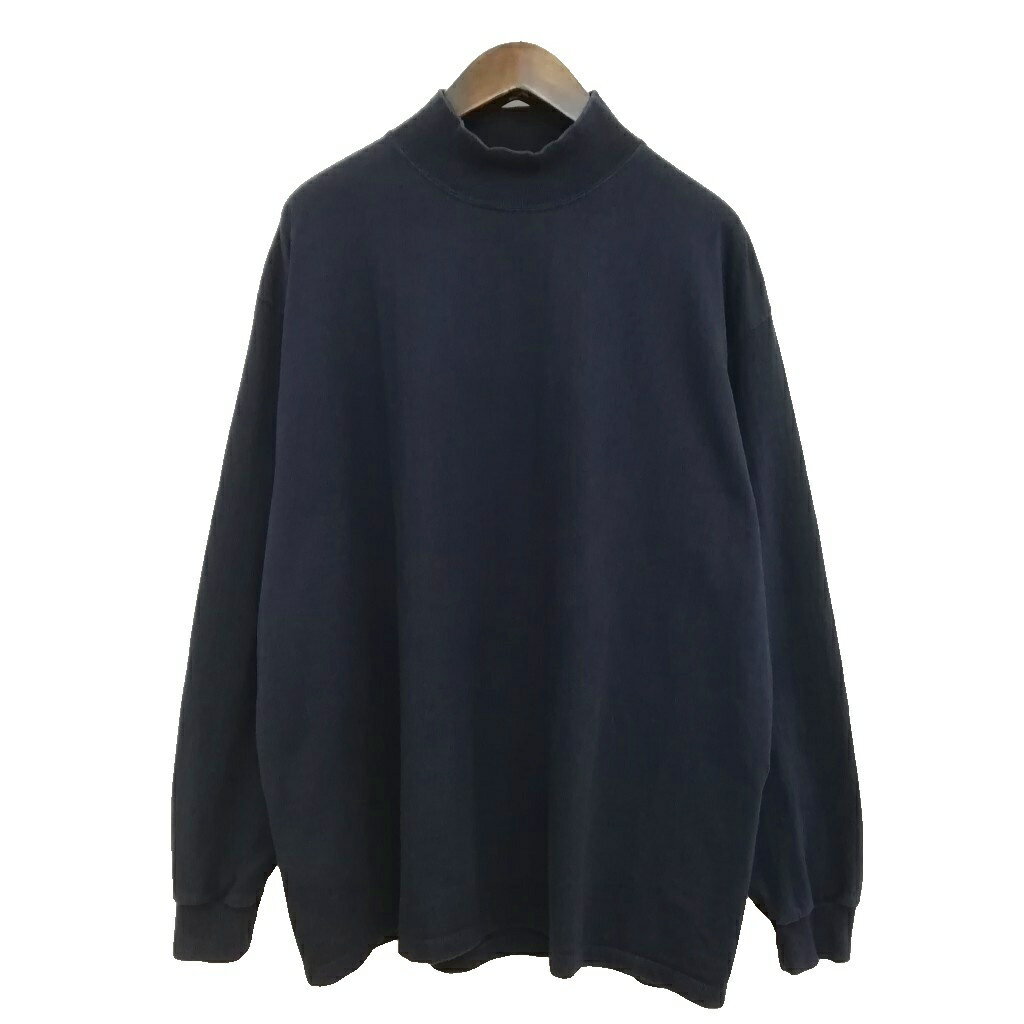 【中古】グラフペーパー Graphpaper L/S Mock Neck Tee ロングスリーブ モックネック Tシャツ ロンT FREE ネイビー メンズ 【ベクトル 古着】 260421ブランドグラフペーパー Graphpaper表記サ...