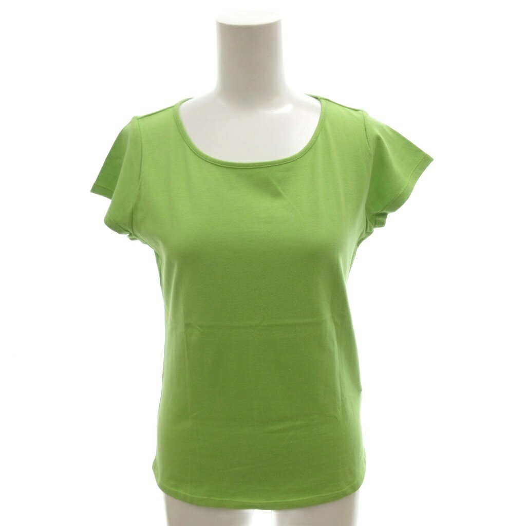 【中古】未使用品 タルボット TALBOTS タグ付き カットソー Tシャツ ラウンドネック 半袖 コットン S 緑 グリーン /FF レディース 【ベクトル 古着】 260622ブランドタルボット TALBOTS表記サイズS実寸サイズ肩幅...