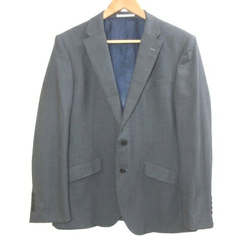 【中古】ザ・スーツカンパニー THE SUIT COMPANY COLLECTION MODEL テーラードジャケット シングル 総裏地 ウール混 96 AB5 グレー /X メンズ 【ベクトル 古着】 260627ブランドザ・スーツカンパ...