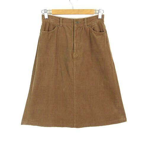 【中古】ユナイテッドバンブー UNITED BAMBOO スカート 台形 コーデュロイ ミモレ丈 M 2 キャメルブラウン レディース 【ベクトル 古着】 251002ブランドユナイテッドバンブー UNITED BAMBOO表記サイズ2 ※...