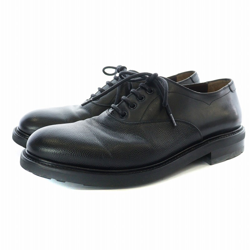 【中古】サルヴァトーレフェラガモ Salvatore Ferragamo TRAMEZZA ドレスシューズ ビジネスシューズ プレーントゥ レースアップ レザー 11EEE 29cm 黒 ブラック /KU ●D メンズ 【ベクトル 古着】 ...