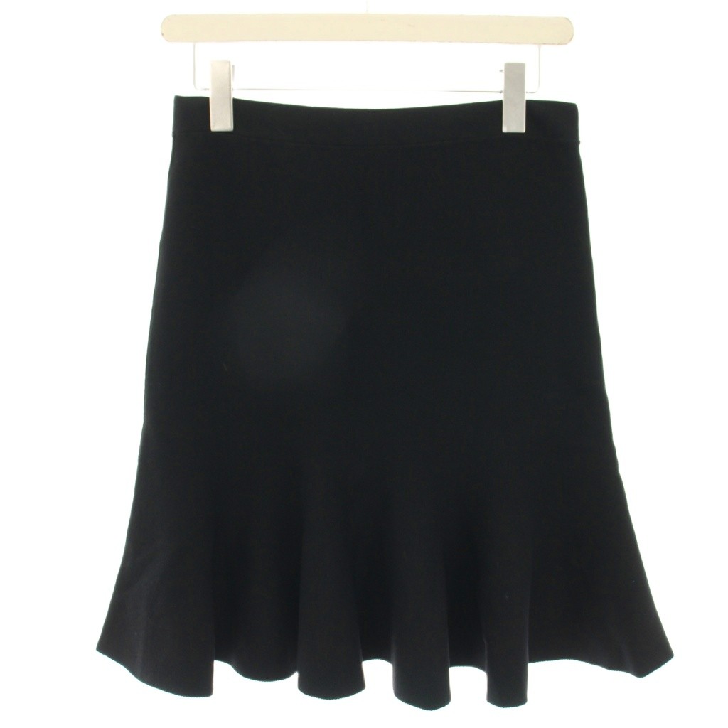 【中古】未使用品 ポールカ PAULE KA フレアスカート ニット ひざ丈 S 黒 ブラック 22H-403 /HN レディース 【ベクトル 古着】 250808ブランドポールカ PAULE KA表記サイズS実寸サイズウエスト：70cm　...