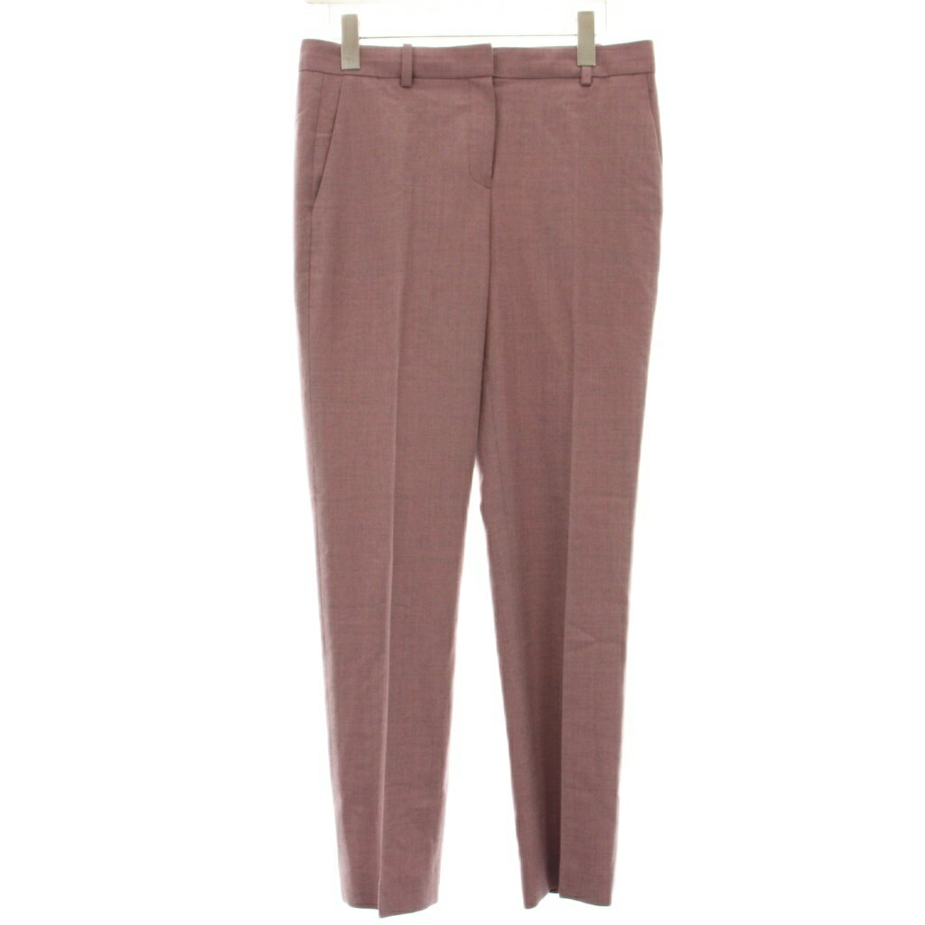 【中古】セオリー Theory LIGHT SAXONY2 TAILORED TROUSER ストレートパンツ スラックス 2 ピンク 01-9306425-235-702 /OR レディース 【ベクトル 古着】 250827ブランドセオリ...