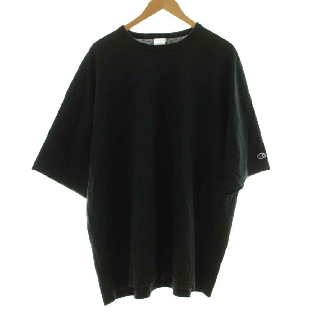 【中古】チャンピオン CHAMPION 25SS SOLID TEEソリッドTシャツ 半袖 無地 XXL 黒 ブラック C8-B335 /OR メンズ 【ベクトル 古着】 250826ブランドチャンピオン CHAMPION表記サイズXXL実...