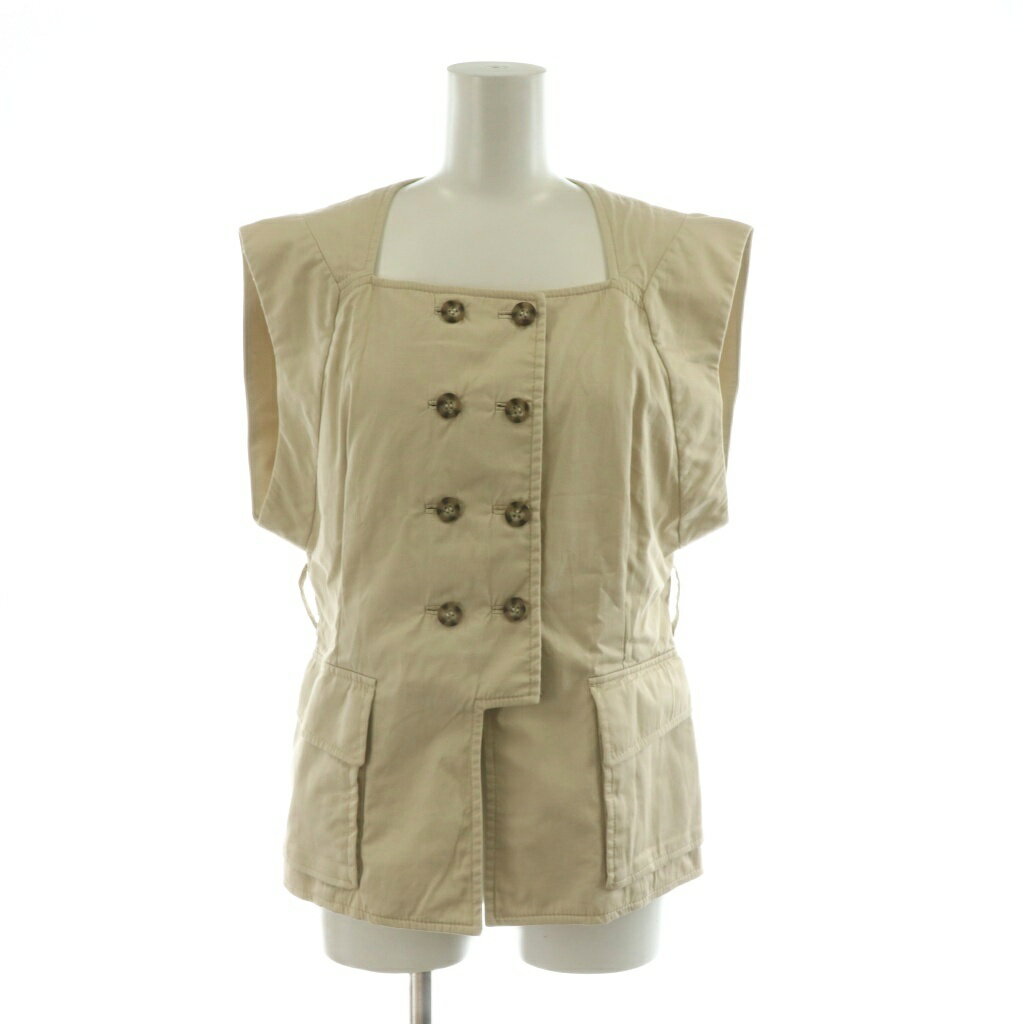 【中古】3.1 フィリップリム 3.1 phillip lim ベスト ダブル スクエアネック 0 ベージュ /NQ ▲H レディース 【ベクトル 古着】 250906ブランド3.1 フィリップリム 3.1 phillip lim表記サイズ...