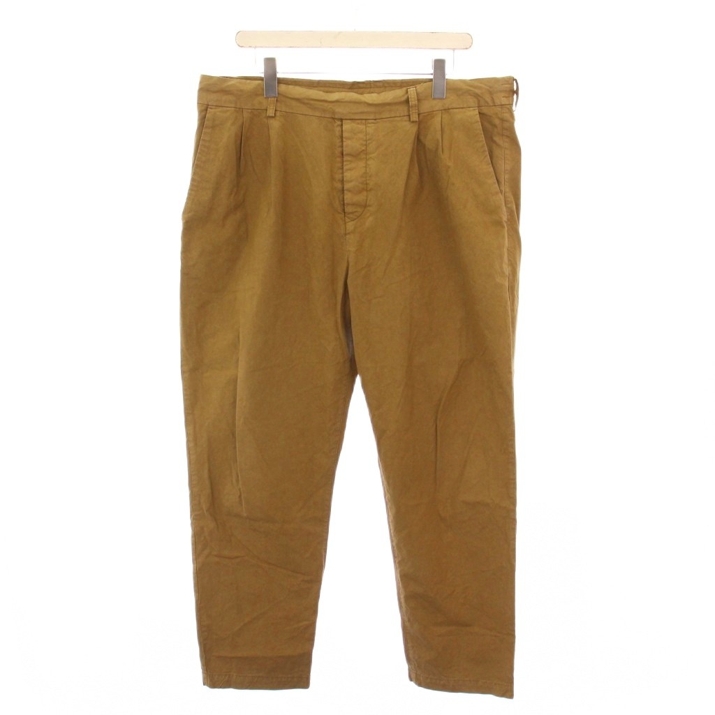 【中古】ネストローブ nest Robe CONFECT テーパードパンツ スラックス タック 無地 ワンカラー 4 ベージュ /BB メンズ 【ベクトル 古着】 250917ブランドネストローブ nest Robe表記サイズ4実寸サイズウ...