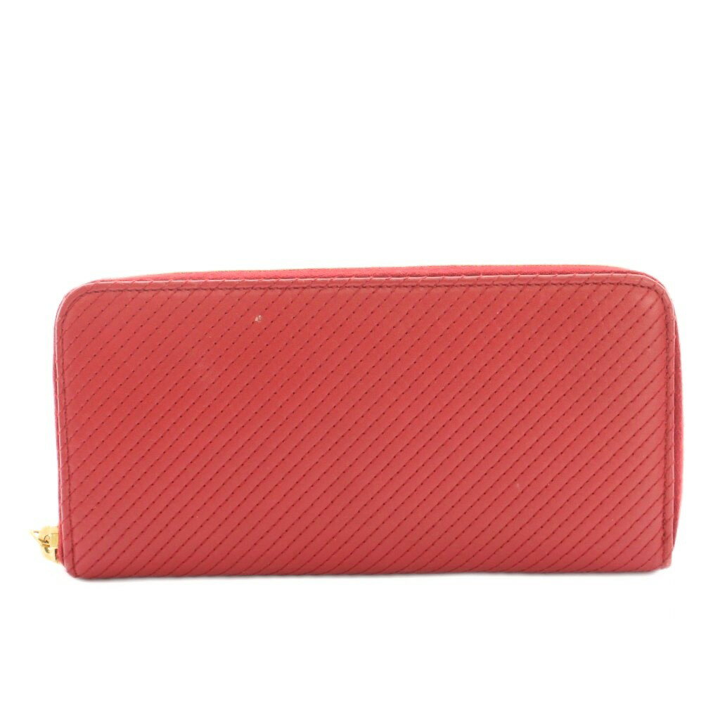 【中古】サンローラン パリ SAINT LAURENT PARIS 長財布 ラウンドファスナー 小銭入れ レザー 赤 レッド /YT ■OH レディース 【ベクトル 古着】 251023ブランドサンローラン パリ SAINT LAURENT...
