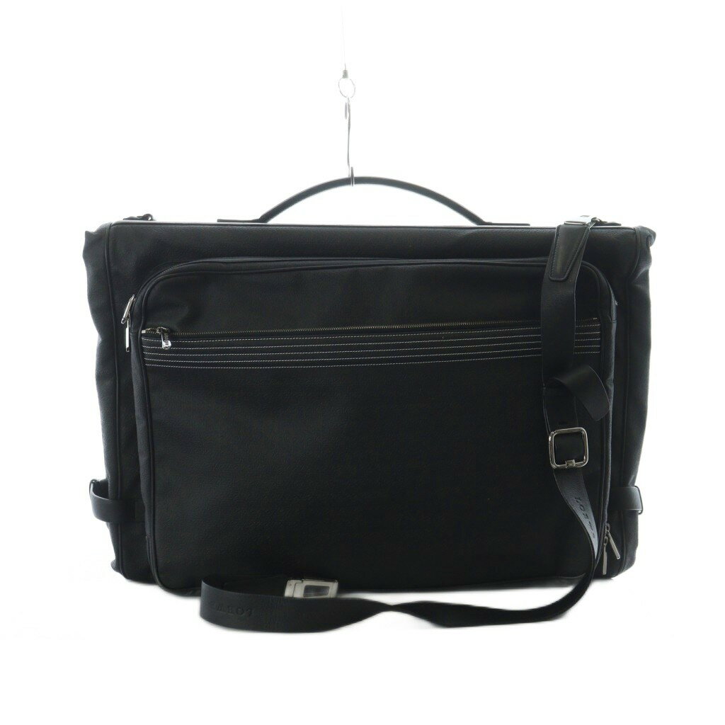 【中古】ロエベ LOEWE ガーメントバッグ 衣装バッグ アナグラム ビジネス 黒 ブラック 総柄 /RI ■OS メンズ 【ベクトル 古着】 260105ブランドロエベ LOEWE実寸サイズ持ち手の長さ：27cm　ヨコ：60cm　タテ：4...