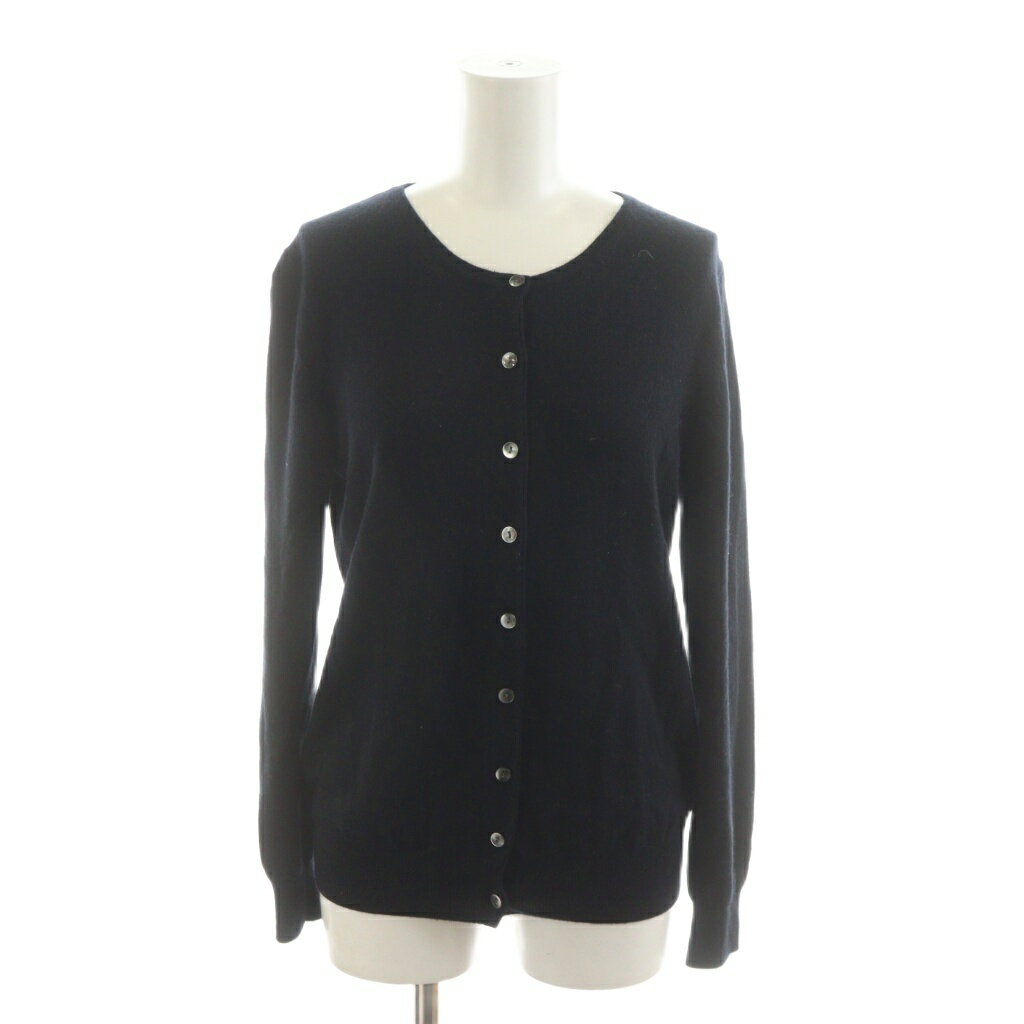 【中古】スタンプアンドダイアリー STAMP AND DIARY カーディガン 長袖 ウール100％ 黒 ブラック /RR レディース 【ベクトル 古着】 260116表記サイズサイズ表記なし(実寸サイズをご参考ください。)実寸サイズ肩幅：...