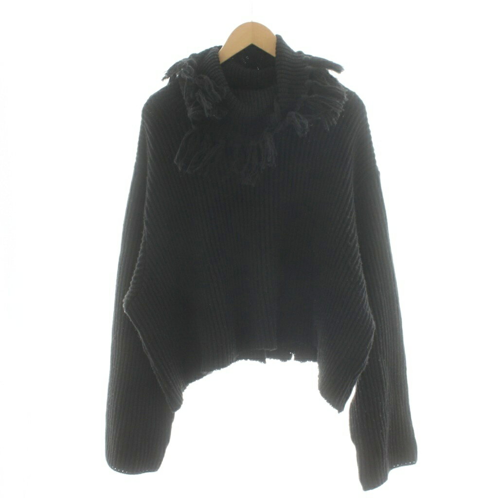 【中古】ノットコンベンショナル NOT CONVENTIONAL ニット セーター 長袖 タートルネック 黒 ブラック /AN11 メンズ 【ベクトル 古着】 260126表記サイズサイズ表記なし (実寸サイズをご参考ください。)実寸サイズ...