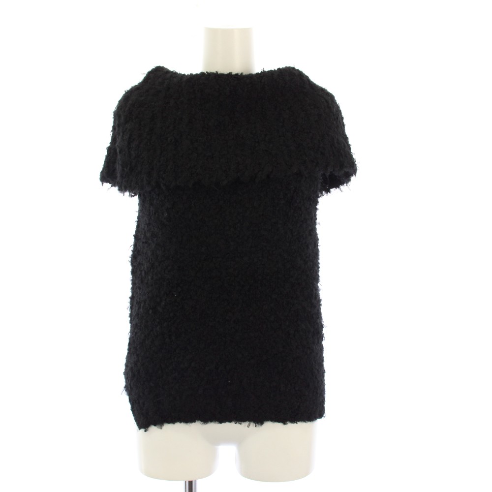 【中古】未使用品 メゾン ド ドルチェ maison de dolce aimer knit ニット セーター オフショルダー F 黒 mdtp50312bk /KH レディース 【ベクトル 古着】 260127表記サイズF実寸サイズ身幅：...