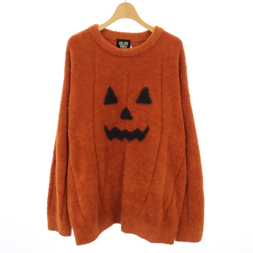 【中古】ジェラートピケ gelato pique HALLOWEEN 部屋着 ルームウェア フリース プルオーバー ボア 長袖 ONE オレンジ /TK メンズ 【ベクトル 古着】 260212ブランドジェラートピケ gelato piqu...