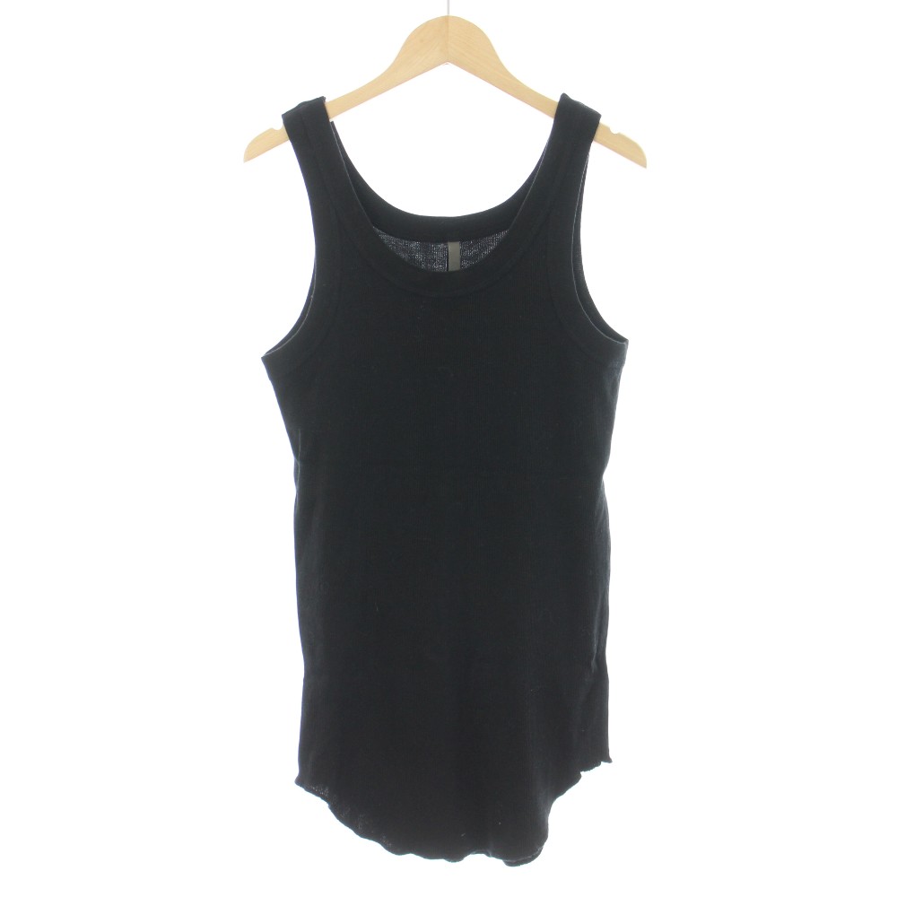 【中古】カズユキ クマガイ アタッチメント KAZUYUKI KUMAGAI ATTACHMENT タンクトップ 1 黒 無地 ラウンドネック 袖なし /JP メンズ 【ベクトル 古着】 260205ブランドカズユキ クマガイ アタッチメン...
